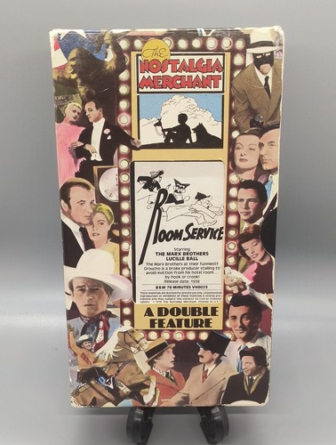 Nostalgia Merchant "Room Service" VHS Vintage HTF Marx Brothers Lucille ...