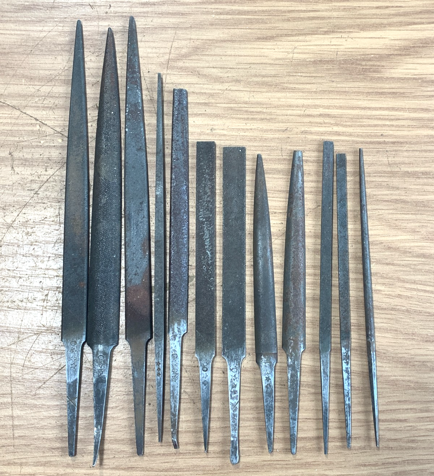 Lot of (12) American Swiss files Vintage Used USA Made AMSWISS FREE ...