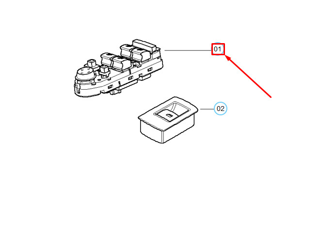 BMW X5 E70 FRONT LEFT DOOR WINDOW LIFTER SWITCH 61319218044 9218044 NO ...