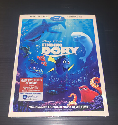 Finding Dory (Blu-ray, 2016) Sealed, New, Slip Cover included ...