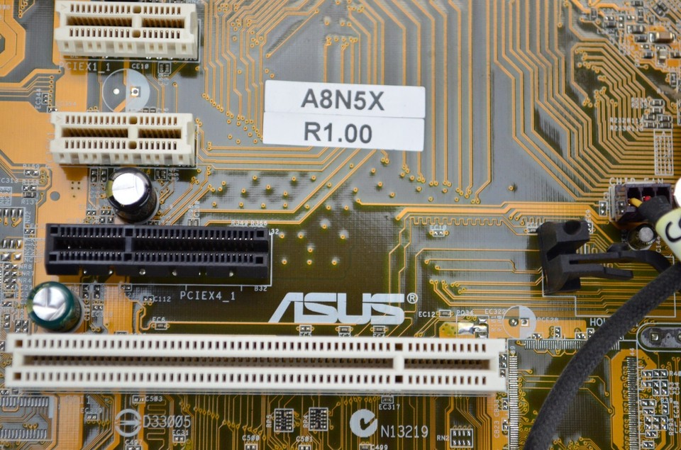 ASUS A8N5X Motherboard AMD Socket 939 ATX I/O Shield and Northbridge ...