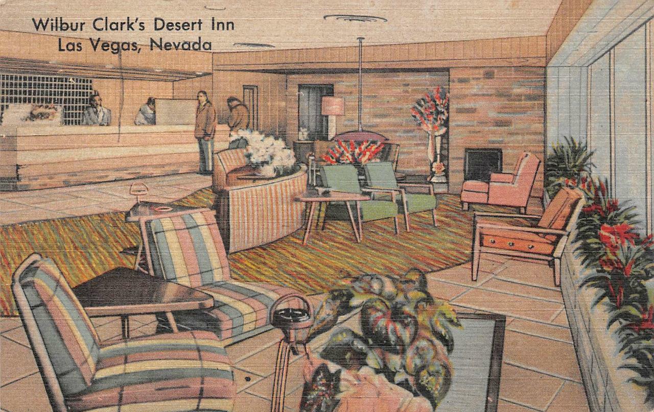WILBUR CLARK'S DESERT INN LAS VEGAS NEVADA POSTCARD 1951 | eBay