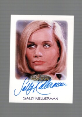 2010 RITTENHOUSE WOMEN OF STAR TREK SALLY KELLERMAN AUTOGRAPH DEHNER ...