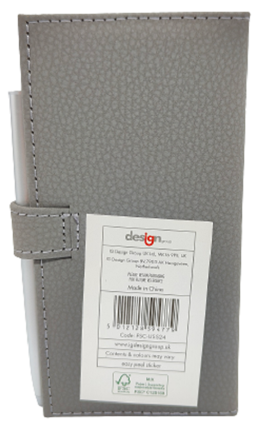 2026 Week To View Premium Padded Slim Pocket Diary Stud Close Diary ...