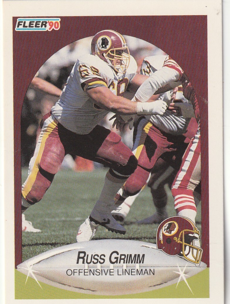 1990 Fleer Update - Russ Grimm #U-22 for sale online | eBay