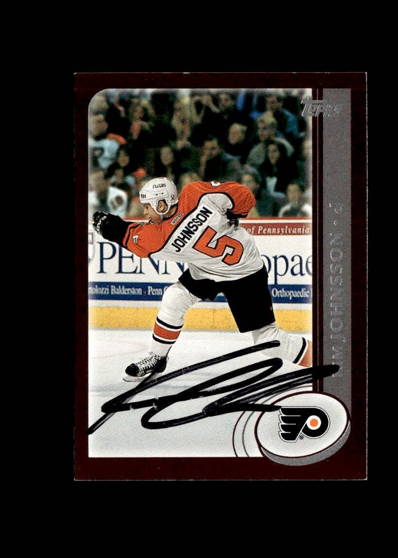 Kim Johnsson 2002-03 O-Pee-Chee Flyers authentic autographed card | eBay