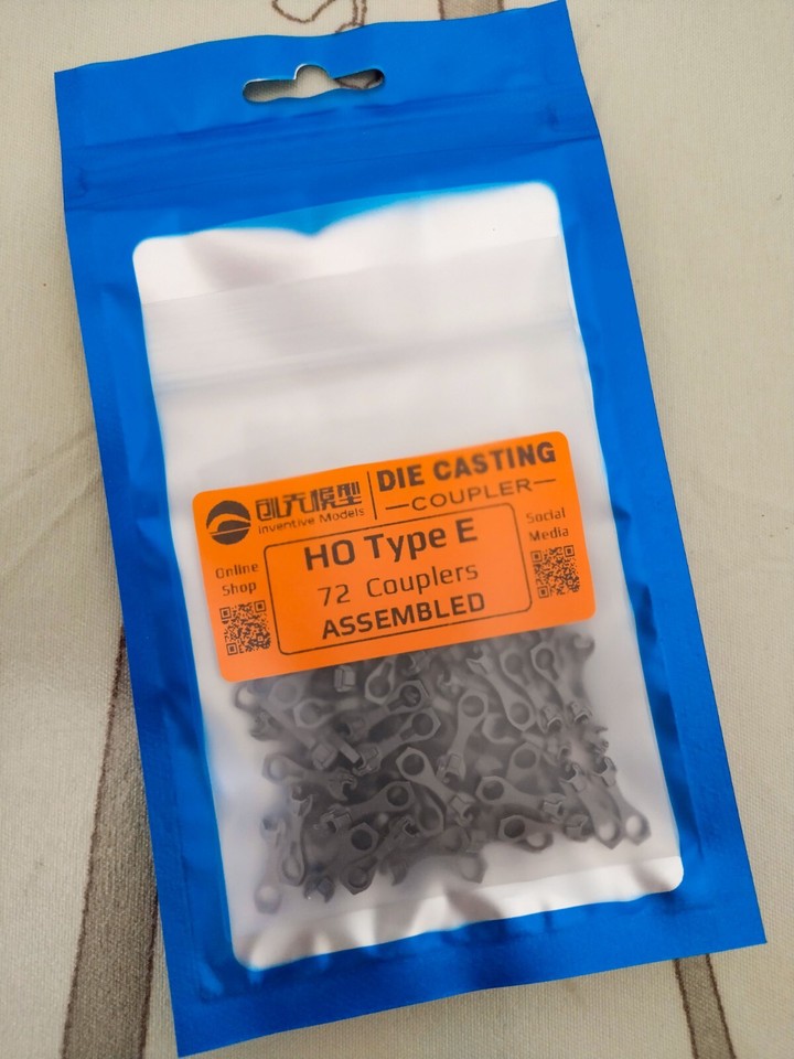 Version 2024 Die Casting HO Scale E Couplers - Bulk Pack - Inventive ...