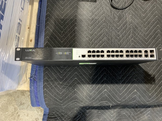 Luxul XMS-2624P 26-Port/24 PoE Rack Mountable Ethernet Switch for sale ...