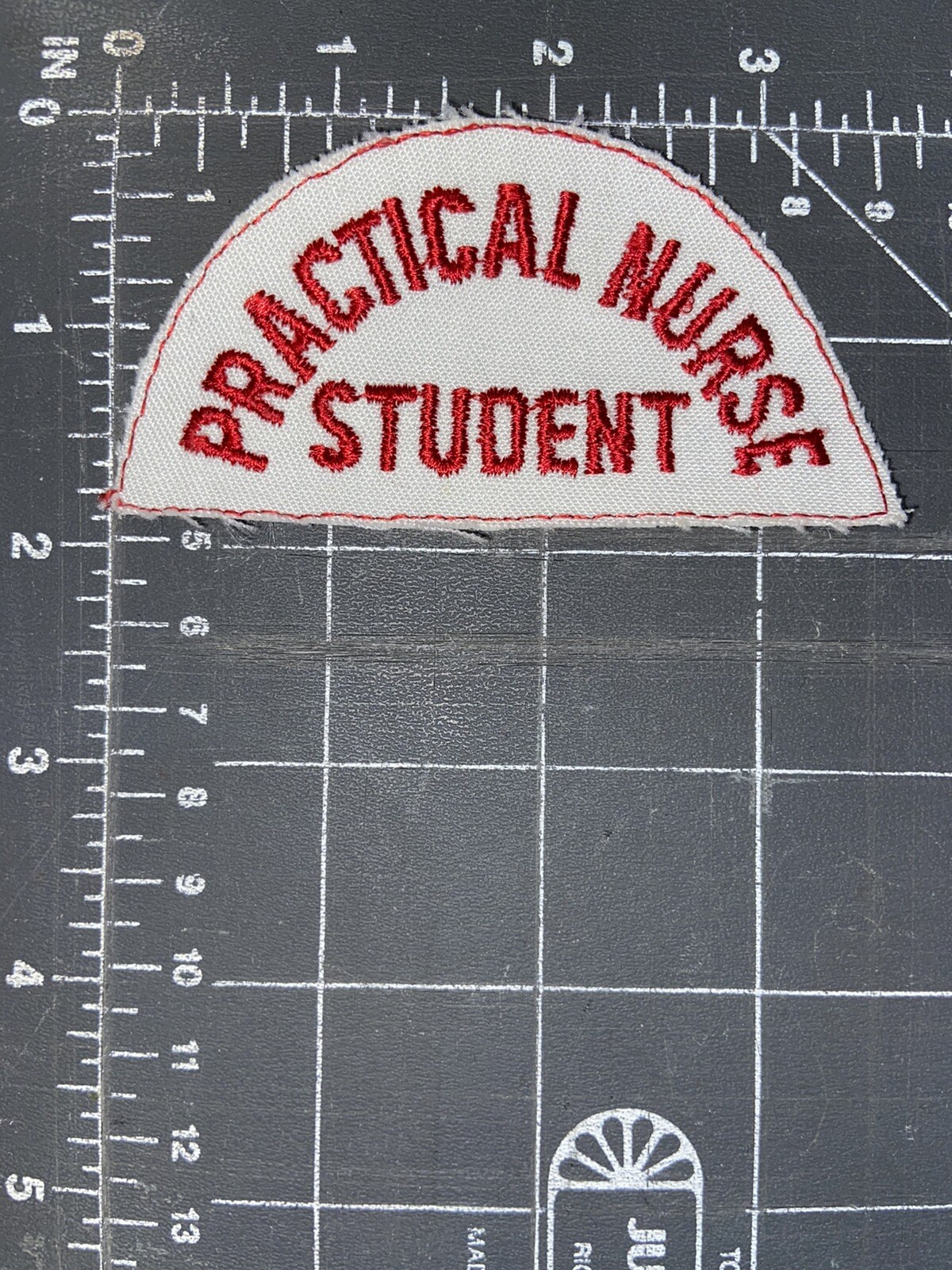 Vintage Practical Nurse Student Patch Red White PRN LPN Nursing School ...