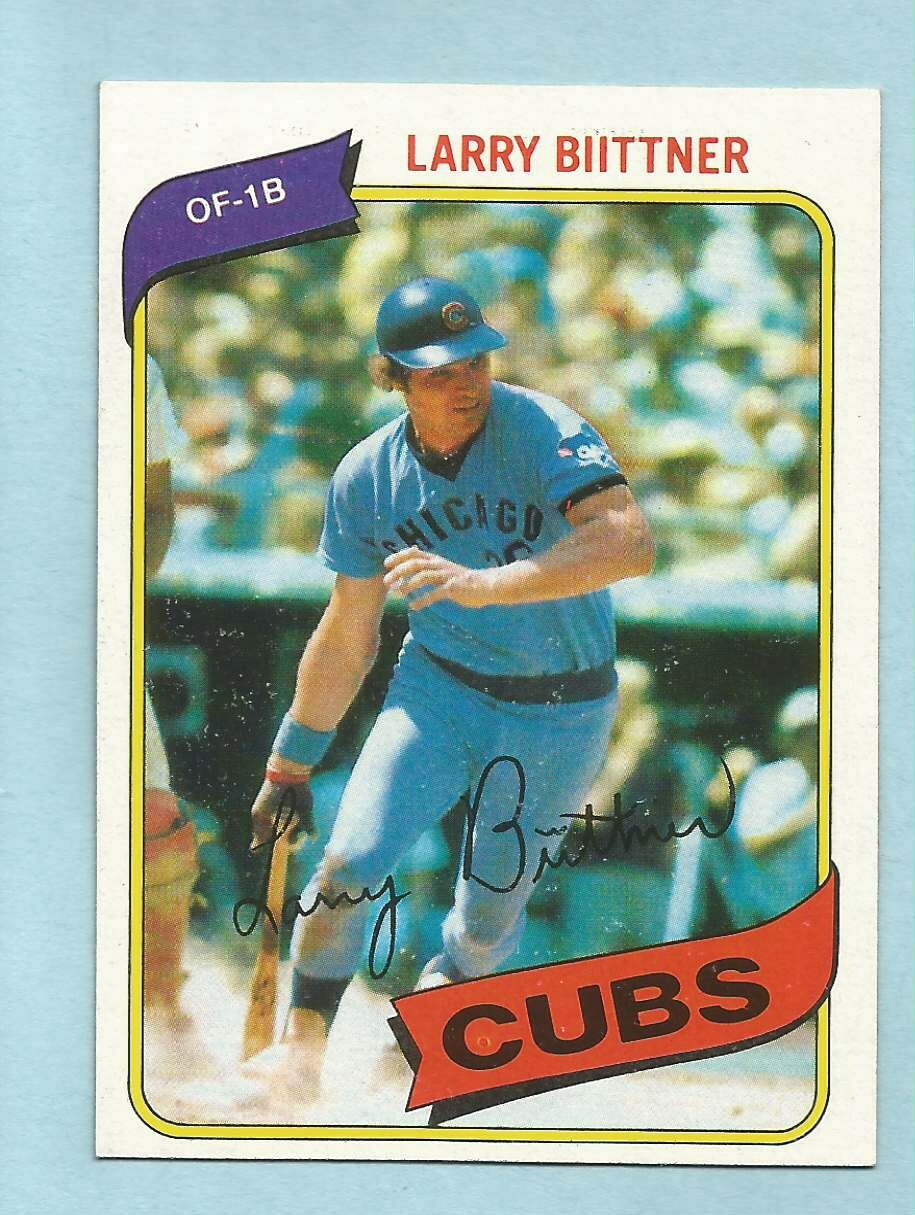 1980 Topps Baseball Larry Biittner #639 Chicago Cubs NM/MT ** SET BREAK ...