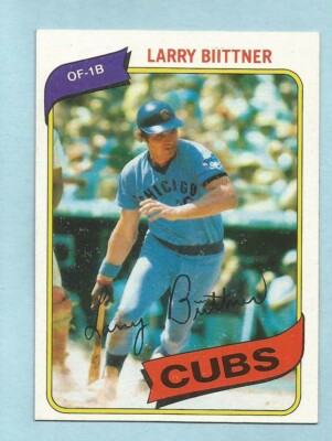 1980 Topps Baseball Larry Biittner #639 Chicago Cubs NM/MT ** SET BREAK ...