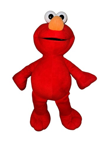 BIG BOOK ELMO JUMBO 30” Plush Toy Sesame Street Fisher Price 2002 LARGE ...