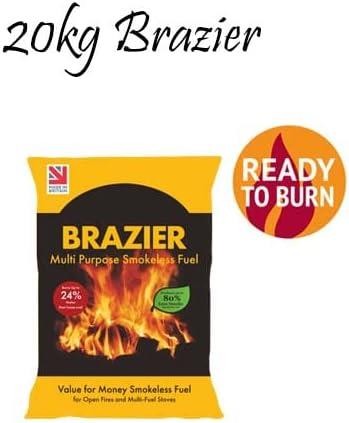 Brazier Smokeless Coal - 20kg | Low Emission Fuel for Efficient Heating ...