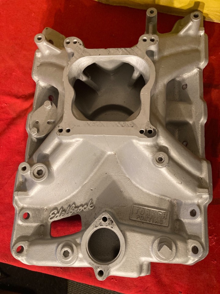 pontiac edelbrock torker intake manifold | eBay