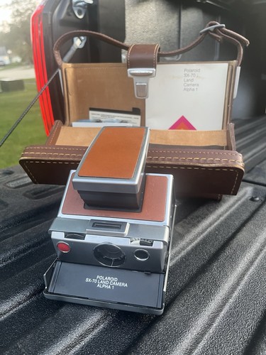 Polaroid SX-70 Alpha 1 Chrome Folding Instant Film Camera 1977- Tested ...
