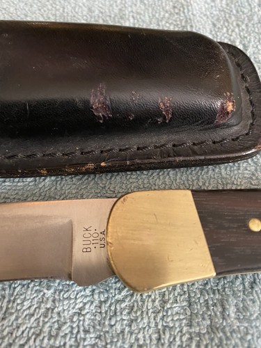 BUCK .110. USED WITH SHEATH 2 DOT 1974/80 | eBay