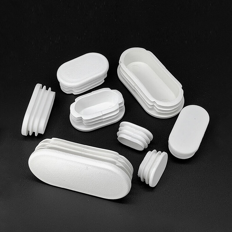 Oblong Oval Plastic End Caps Blanking Plugs Tube Box Section Inserts ...
