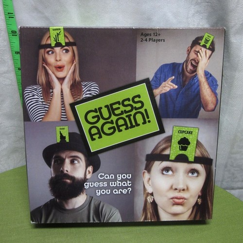 GUESS AGAIN Gener8 party game 2018 silly questions & wacky guesses NWT ...