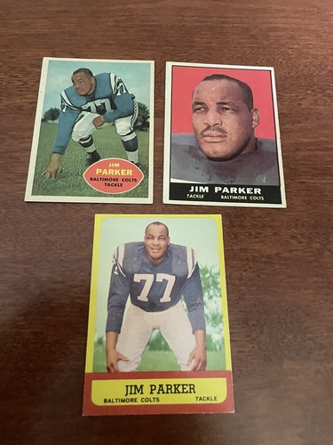 Jim Parker Exmt 3 Card Topps Lot-1960, 1961, 1963 | eBay