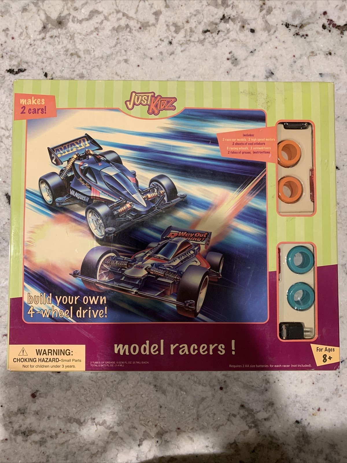 Just Kidz Model Racers Build Your Own 2 Cars 4 Wheel Drive Kmart | eBay