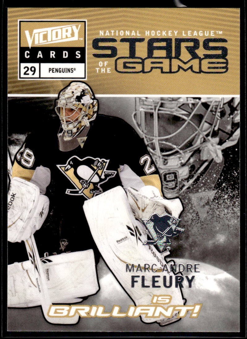 2009 Upper Deck Victory #SG38 Marc-Andre Fleury Stars of the Game Excellent | eBay