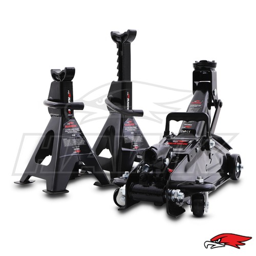2T COMPACT GARAGE RACING HYDRAULIC CAR TROLLEY JACK 2 TONNE & 2 AXLE ...