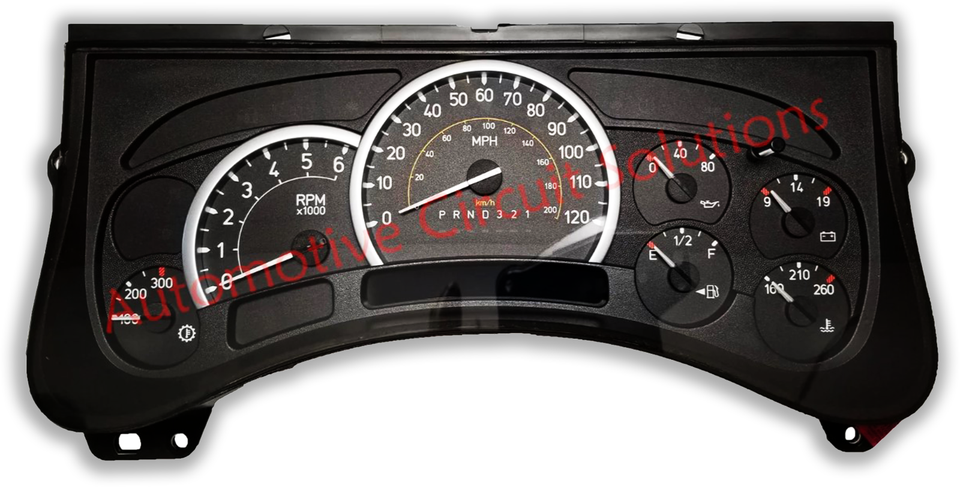 03-07 HUMMER H2 Speedometer Dash Instrument Gauge Cluster *FULL REPAIR ...