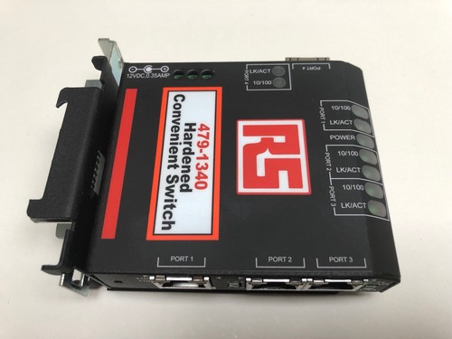 RS 479-1340 Hardened Convenient Switch (industrial ethernet) S14HR-24V ...