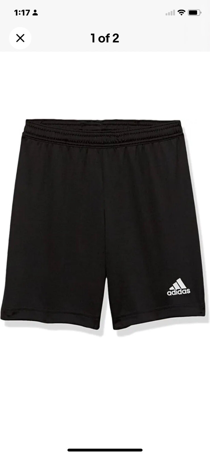 Adidas Entrada 22 Shorts Black Kids Youth Size Small (H57502) for sale ...
