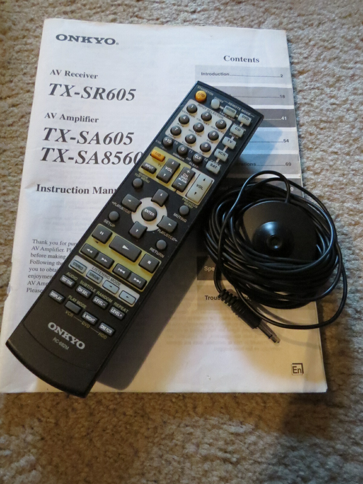 ONKYO TX-SR 605 / SA605 Amplifier Receiver & Infinity TSS-450 speakers ...