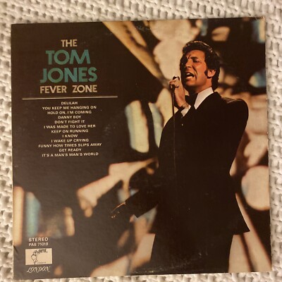 Tom Jones Fever Zone Vinyl Record | eBay