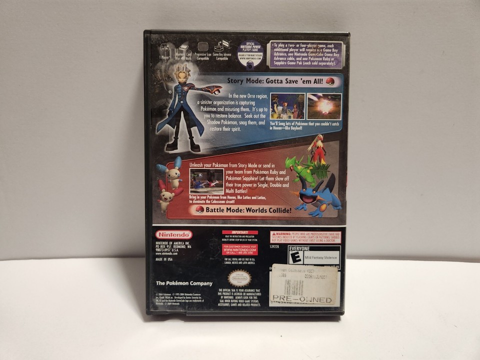 Pokemon Colosseum (Nintendo Gamecube) Original Case Only | eBay