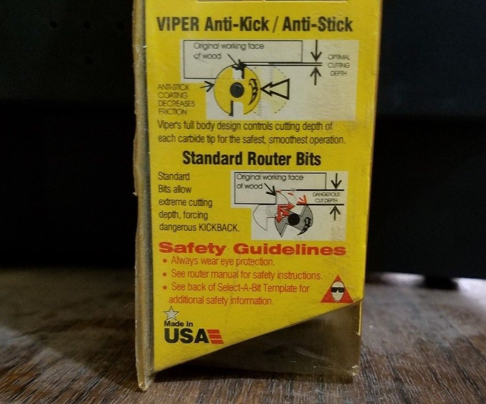 NEW OLDHAM VIPER 5/32" ROMAN OGEE CARBIDE ROUTER BIT # 357 MADE IN USA ...