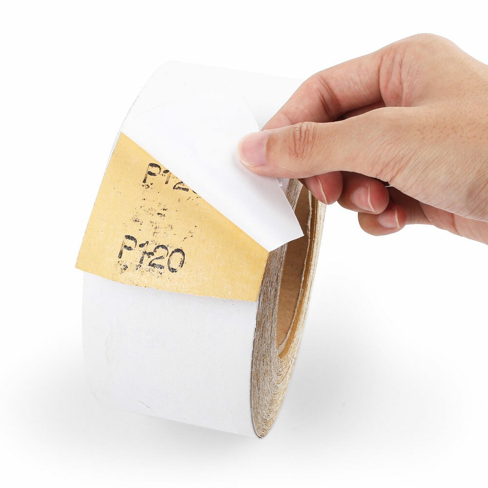 2-3/4 Inch Sandpaper Roll PSA Adhesive Sticky Back Longboard Sandpaper ...