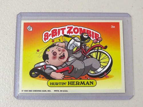 8-Bit Zombie Hurtin' Herman 3a GPK Pee Wee Parody Promo Card Garbage ...