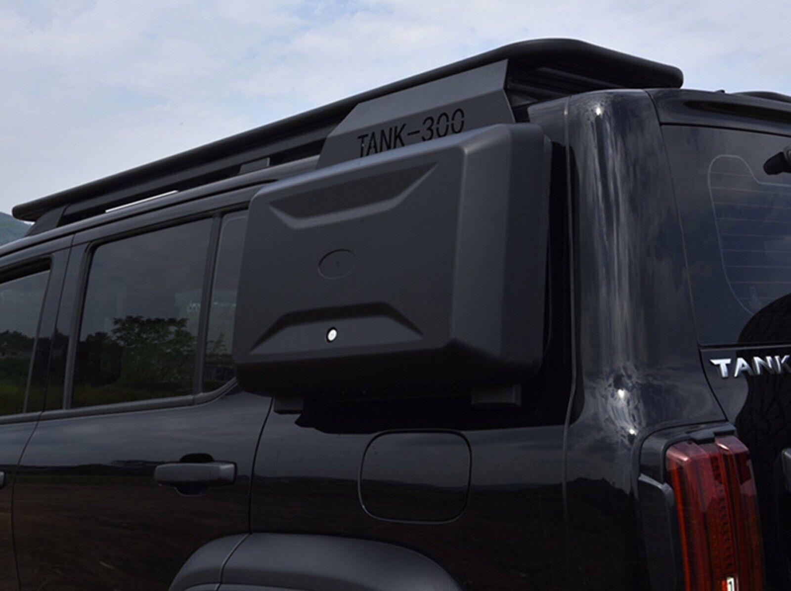 Black Exterior Side Mounted Gear Box Carrier Fits For GWM Tank 300 2020 ...