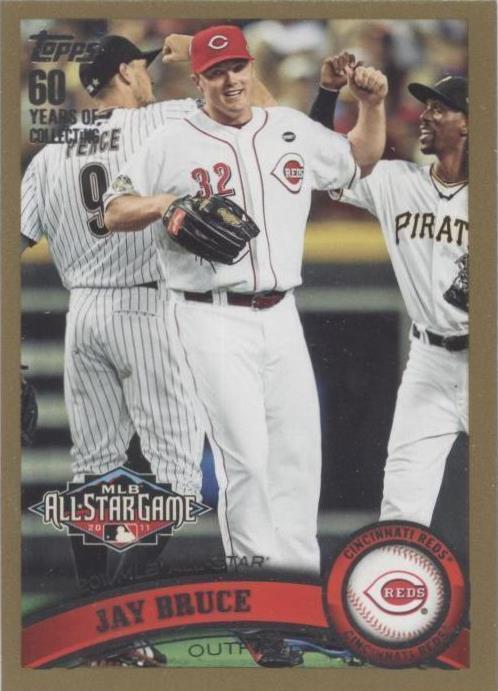 2011 Topps Update Series - All-Star Jay Bruce #US207 Gold /2011 for ...