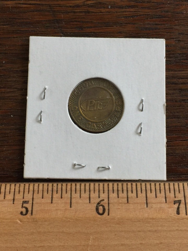 PTC Philadelphia Transit Company Token Coin Good For One Cash Fare | eBay