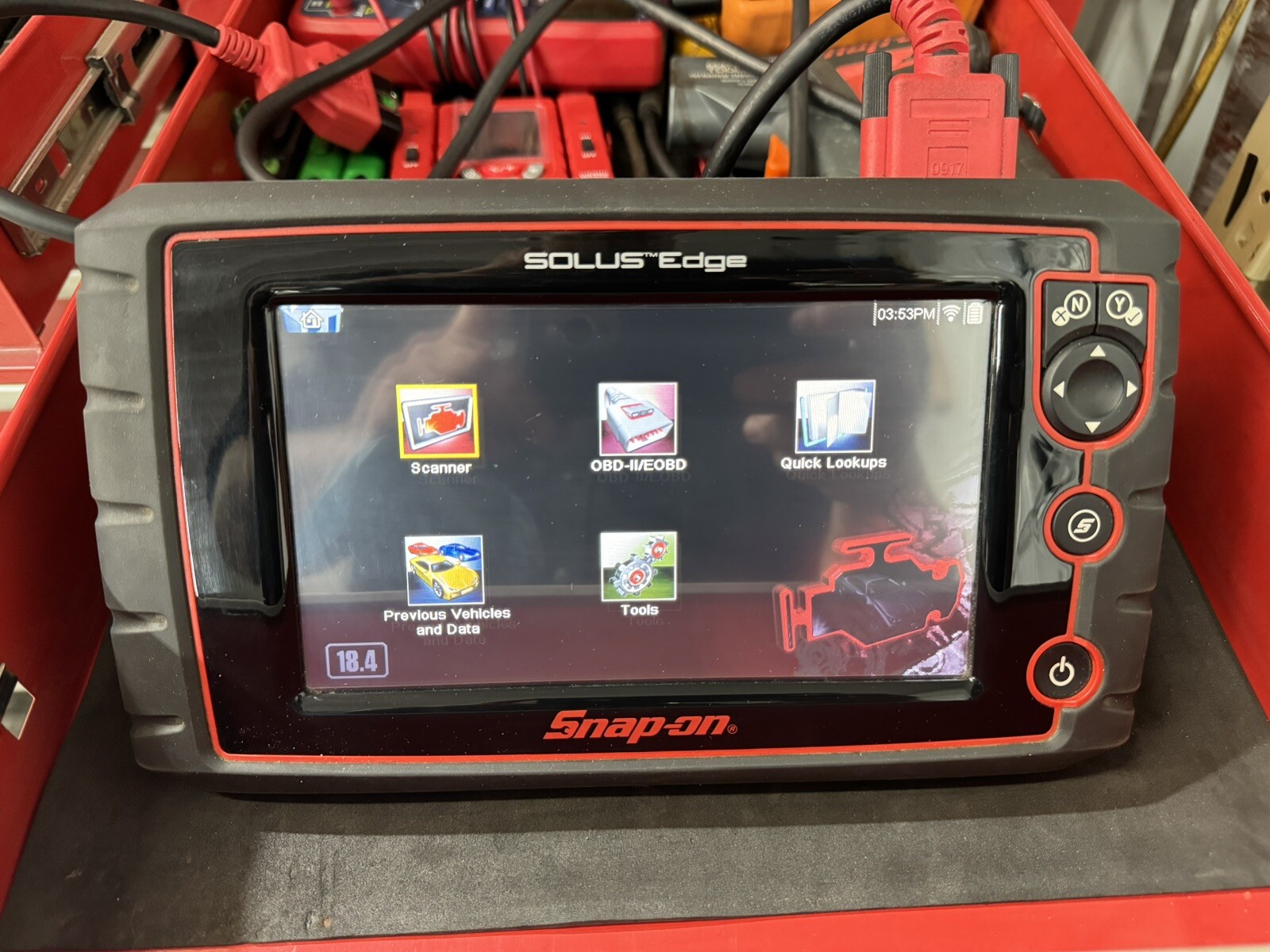 SNAP ON SOLUS EDGE 18.4 TOUCH DIAGNOSTIC FULL FUNCTION SCANNER Up To ...