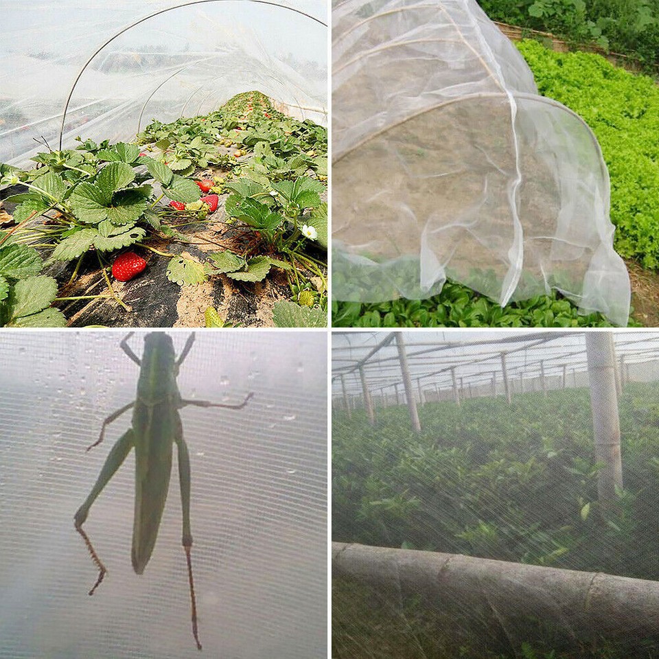 10-100FT Mosquito Garden Bug Insect Netting Barrier Bird Net Plant ...