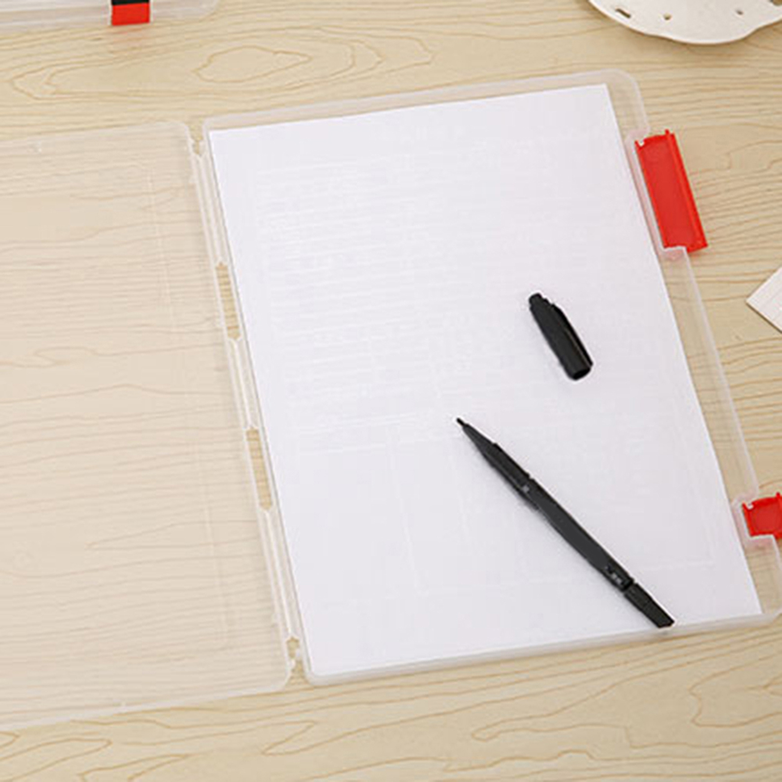 Document Case Flexible Moisture-proof Transparent Document Box Anti ...