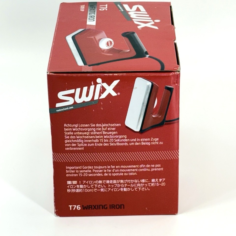 Swix T76 Economy Waxing Iron Tune Up Ski Snowboard - New Open Box | eBay
