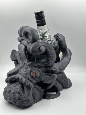 Kraken Rum Bottle Holder Special Edition 700ml-DarkSilver/Red Eye | eBay.de