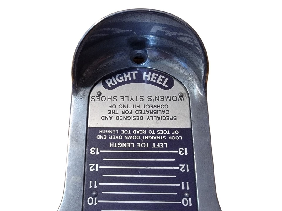 Vintage Brannock Device Foot Shoe Size Measure Sizer Woman's - Syracuse ...