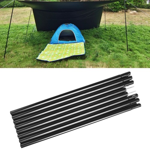 Batons de tente de camping polyvalents fer 2M 2 4M support d'auvent ...