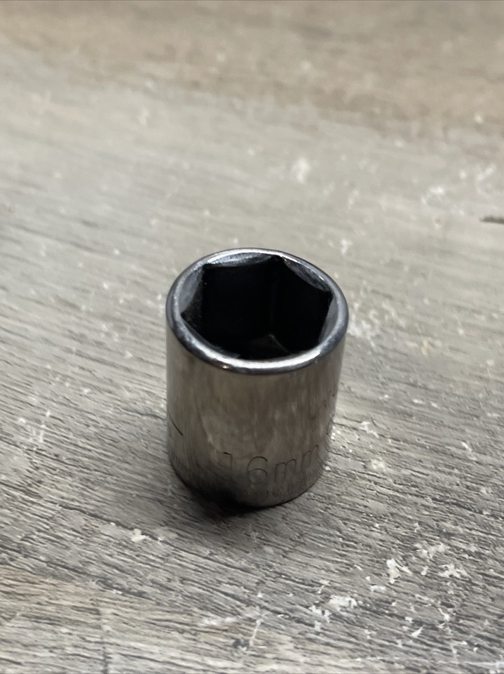 Craftsman 43570 16mm Metric 3/8" Drive 6 Point Socket Inverted G2 ...