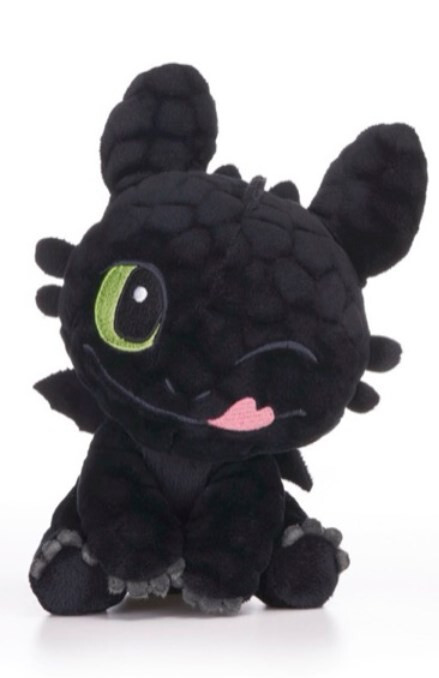 NEW OFFICAL 7" HOW TO TRAIN YOUR DRAGON TOOTHLESS PLUSH SITTING HTTYD ...