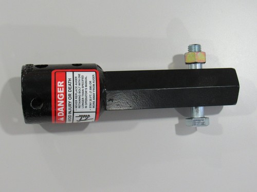 Danuser 2" Round to 2" Hex Shaft Auger Bit Adapter Conversion Part ...