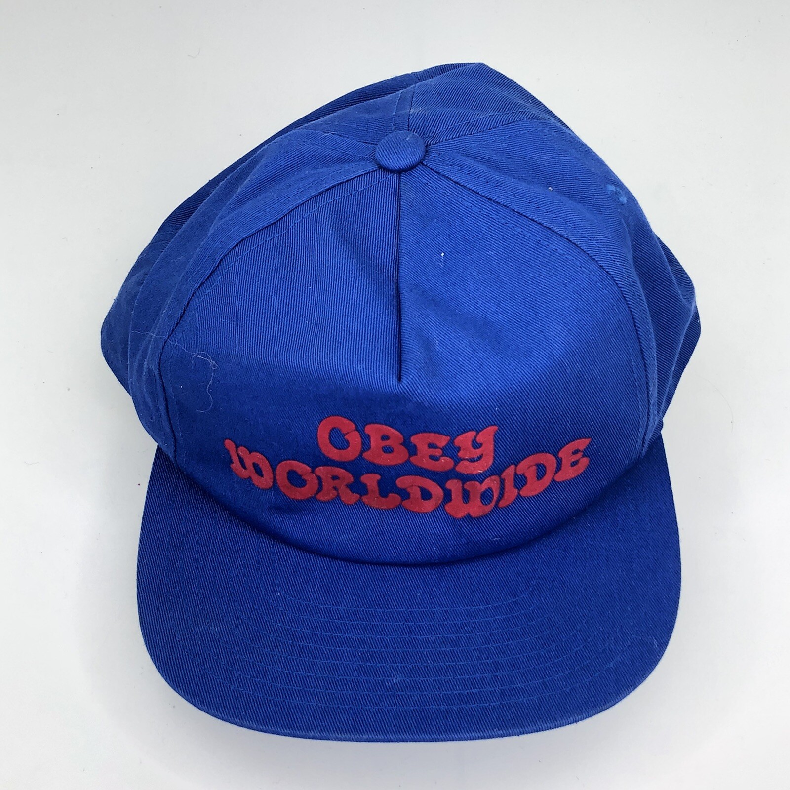 Rare Obey Worldwide Sample Hat Snapback Rare Blue c20 - Gem