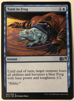 MTG Turn to Frog Magic 2015 081/269 Regular Uncommon | eBay